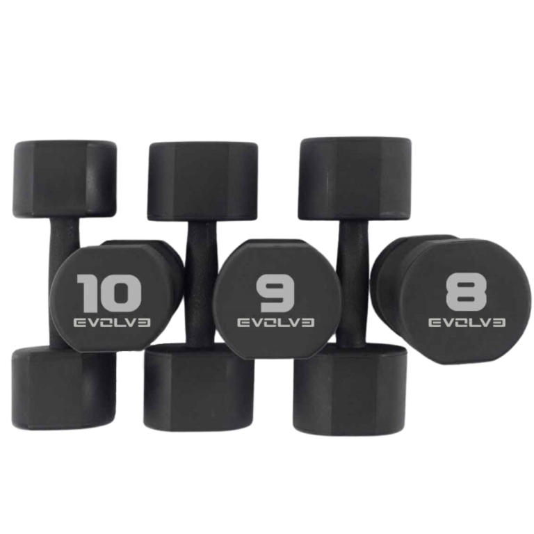 Evolve CPU Urethane Dumbbells Set 1-10 kg - Evolve