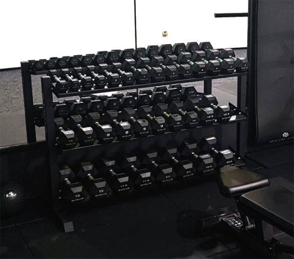 Evolve Hexagon Dumbbells Rack - Evolve